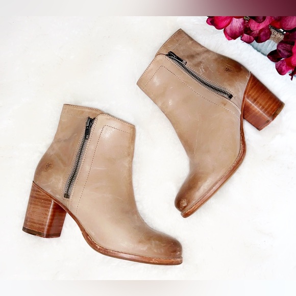 Frye | Shoes | Frye Addie Leather Dualzip Ankle Boots | Poshmark